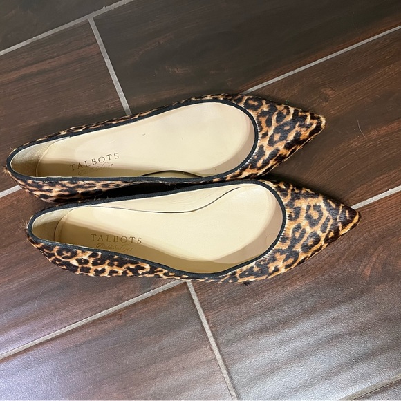 Talbots | Shoes | Talbots Leopard Pointed Flats Aa Narrow | Poshmark